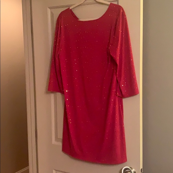 Dresses | Red Sparkle Dress | Poshmark